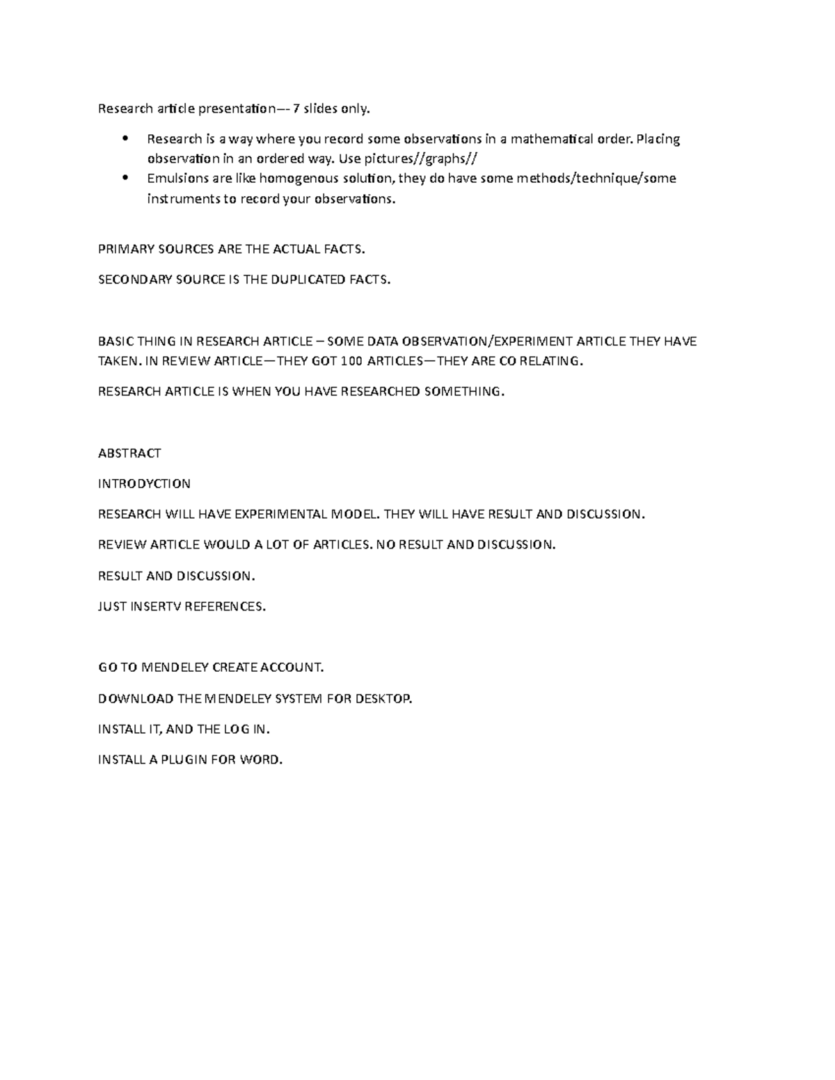 LAB 1 HNSC - very helpful - Research article presentation- 7 slides ...