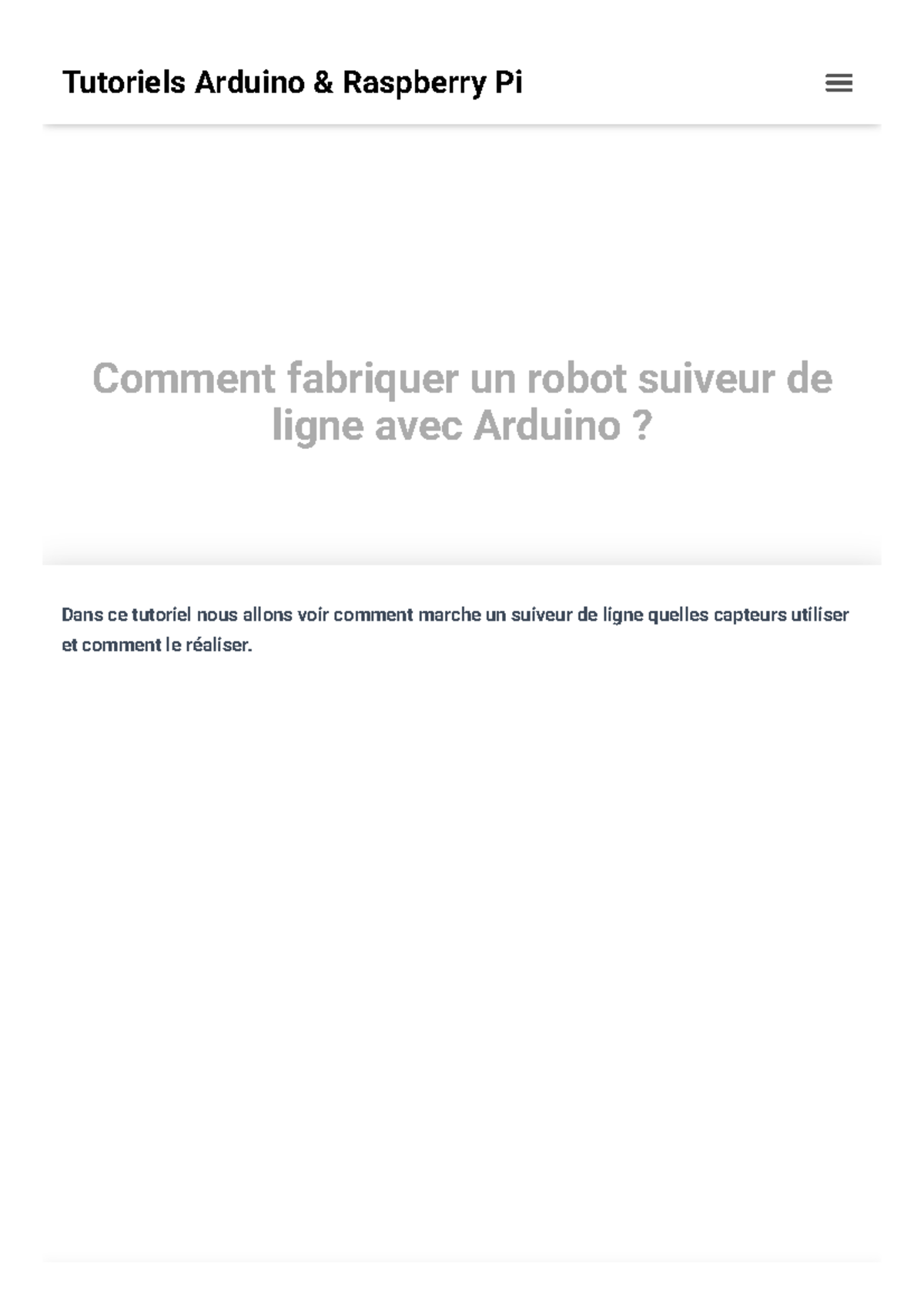 Comment Fabriquer Un Robot Suiveur De Ligne Avec Arduino Comment