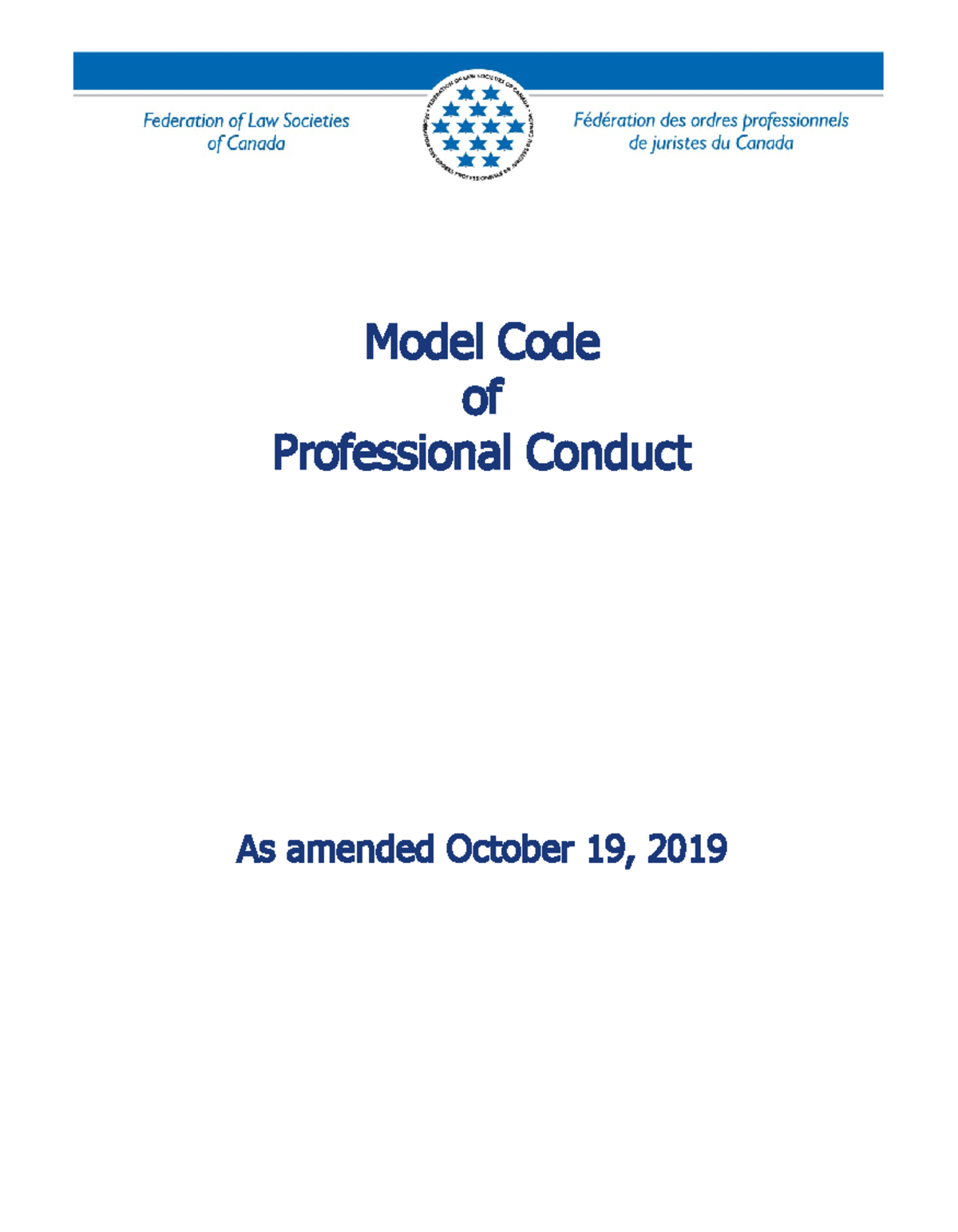 Model-Code-2019 (word) - Model Code of Professional Conduct As amended ...