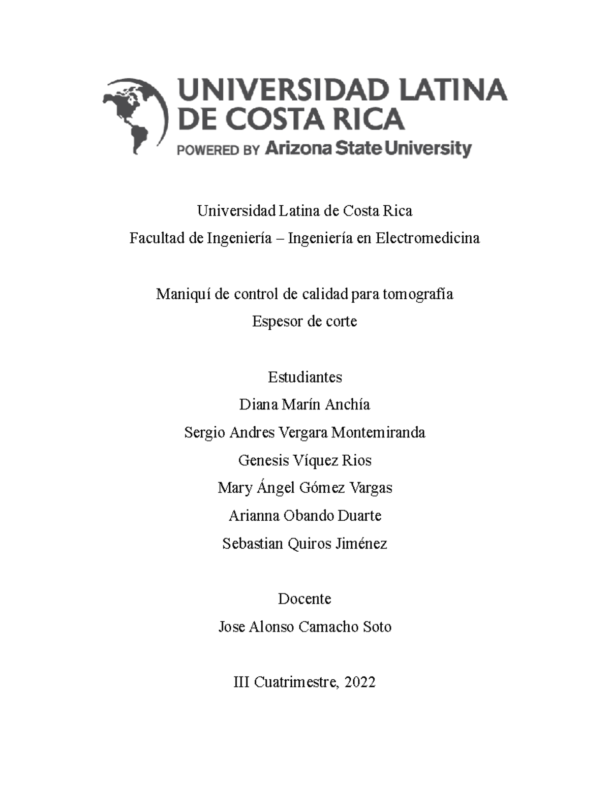 Proyecto Diagnostico por Imagen - Espesor de Corte (1) - Universidad ...