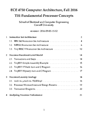 Tutorial work - 3 and 4 - ECE 4750 Computer Architecture, Fall 2016 Tutorial 3: PyMTL Hardware ...