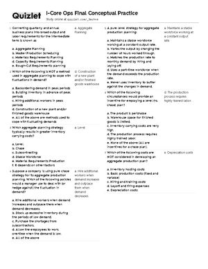 P370 Midterm Study Guide Fall 2021 - P370 MIDTERM STUDY GUIDE The ...