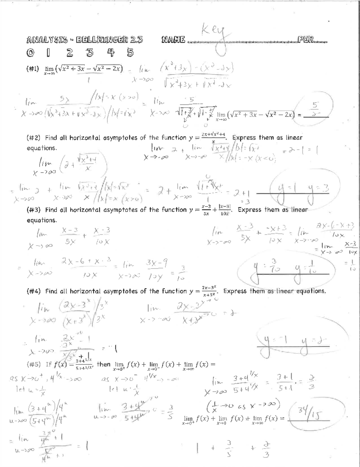 Bellringer Solutions 2.3 - Studocu