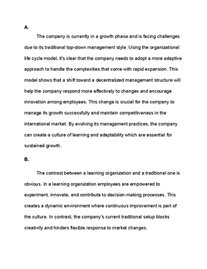 C721 Task 1 - task one - passed - Change Management Performance ...