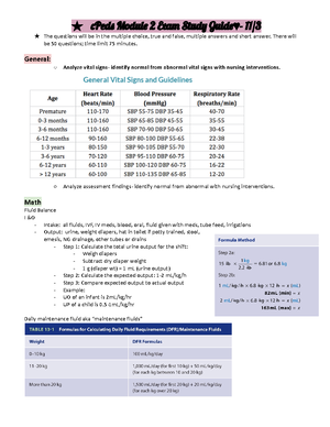 Pediatric Sim Prep #4 - Prep work - Anna Day Peds Simulation Prep ...