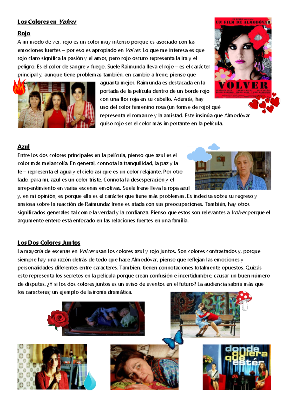 Los-Colores - hvfyftcxdtyid - Los Colores en Volver Rojo A mi modo de ...