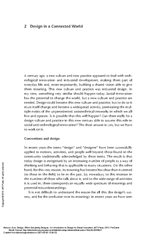 Ezio Manzini - Design, When Everybody Designs - Part 1 Social ...