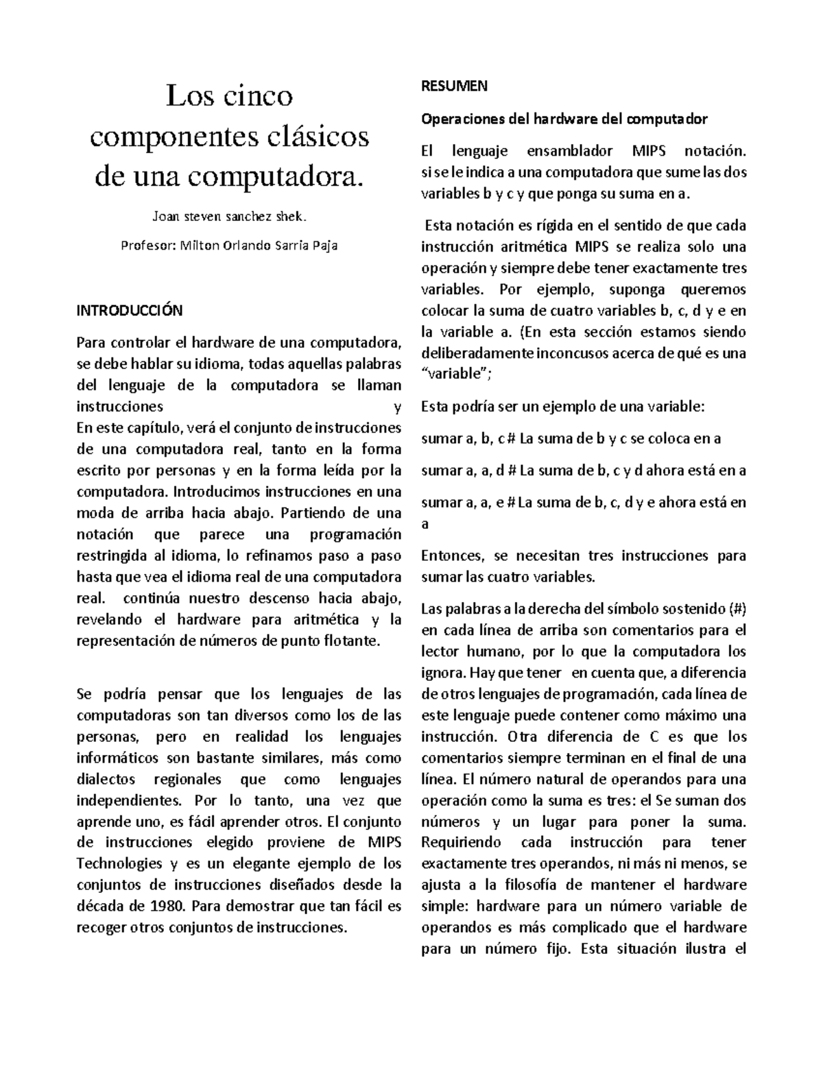 Resume C - ress - Warning: TT: undefined function: 32 Warning: TT: undefined function: 32 - Studocu