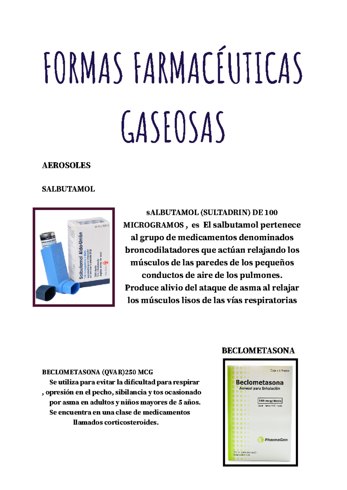 680773293 Formas Farmaceuticas Gaseosas - FORMAS FARMACÉUTICAS GASEOSAS ...