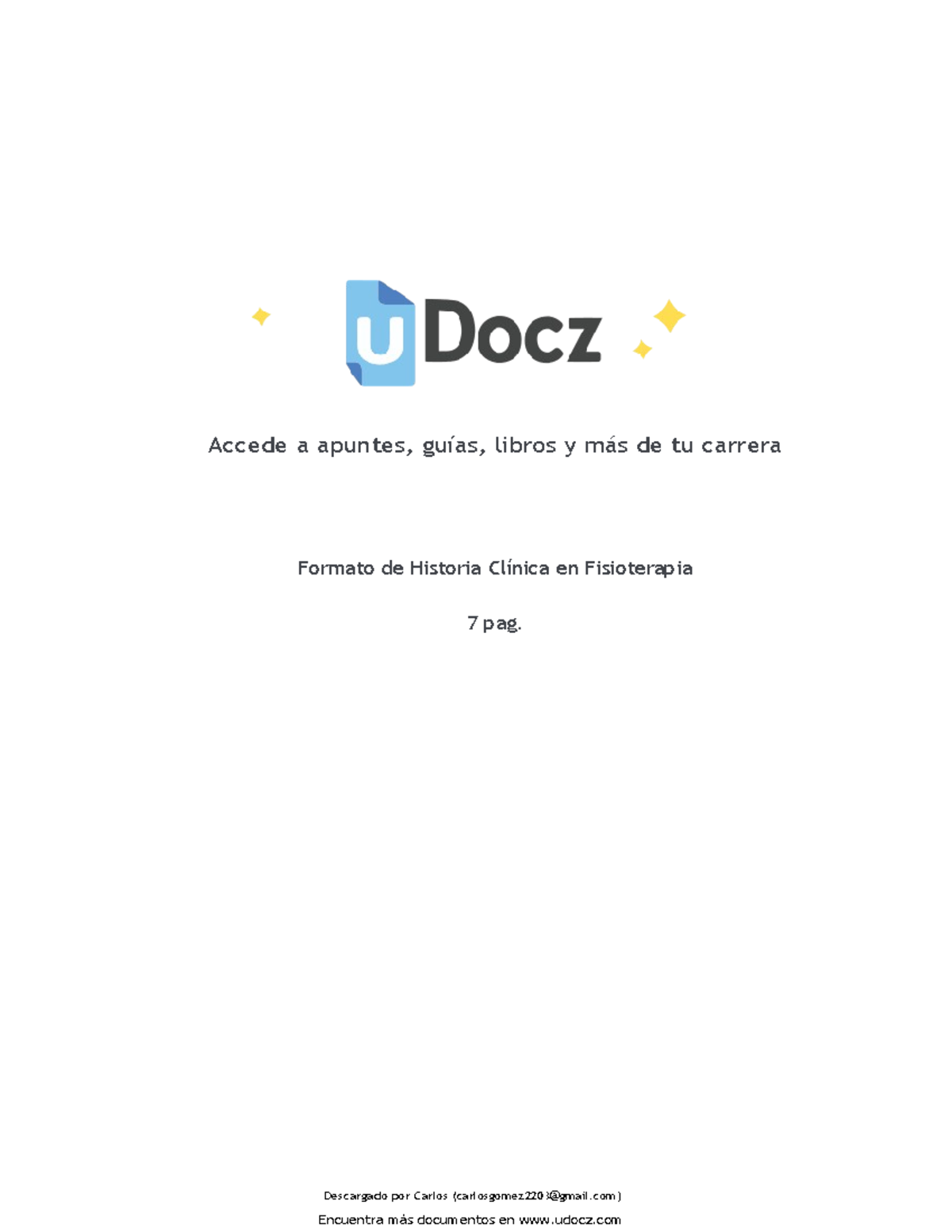 Historia clinica ft 218555 downloadable 5599889 - Accede a apuntes ...