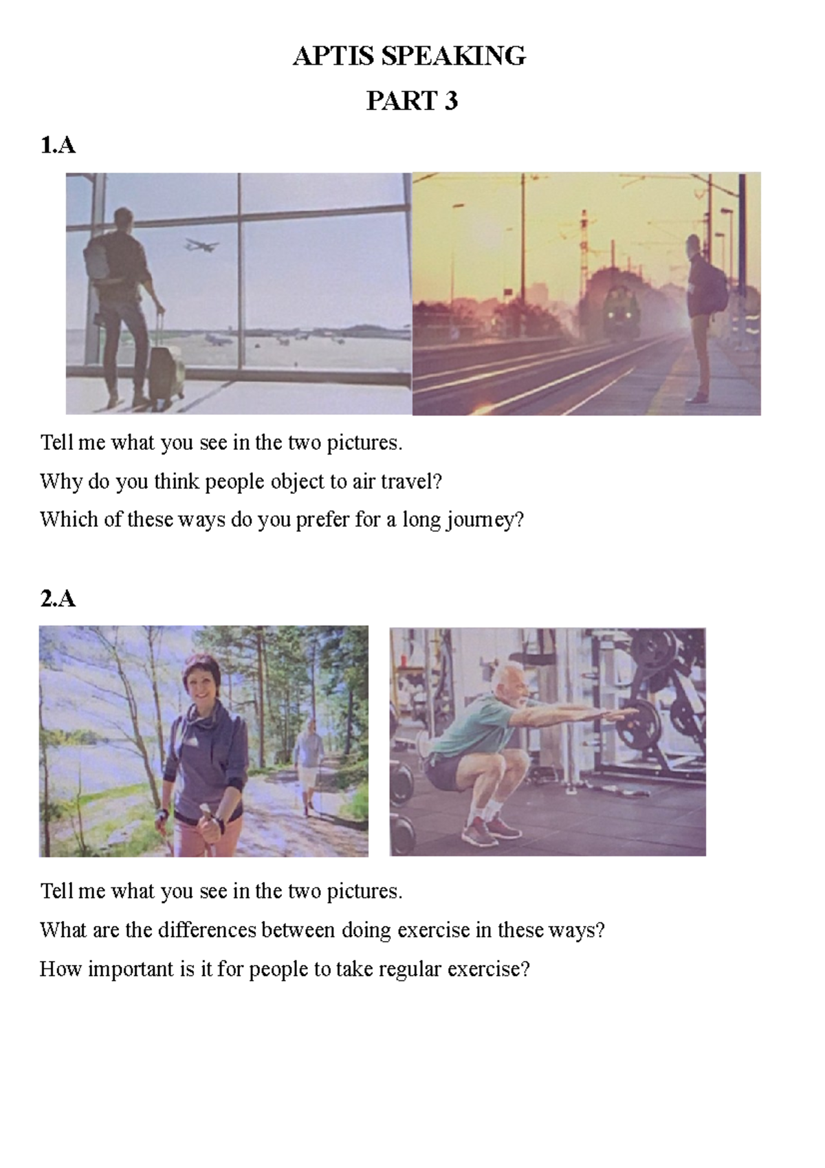 PART 3 - Aptis Speaking - This is semester project that is group ...