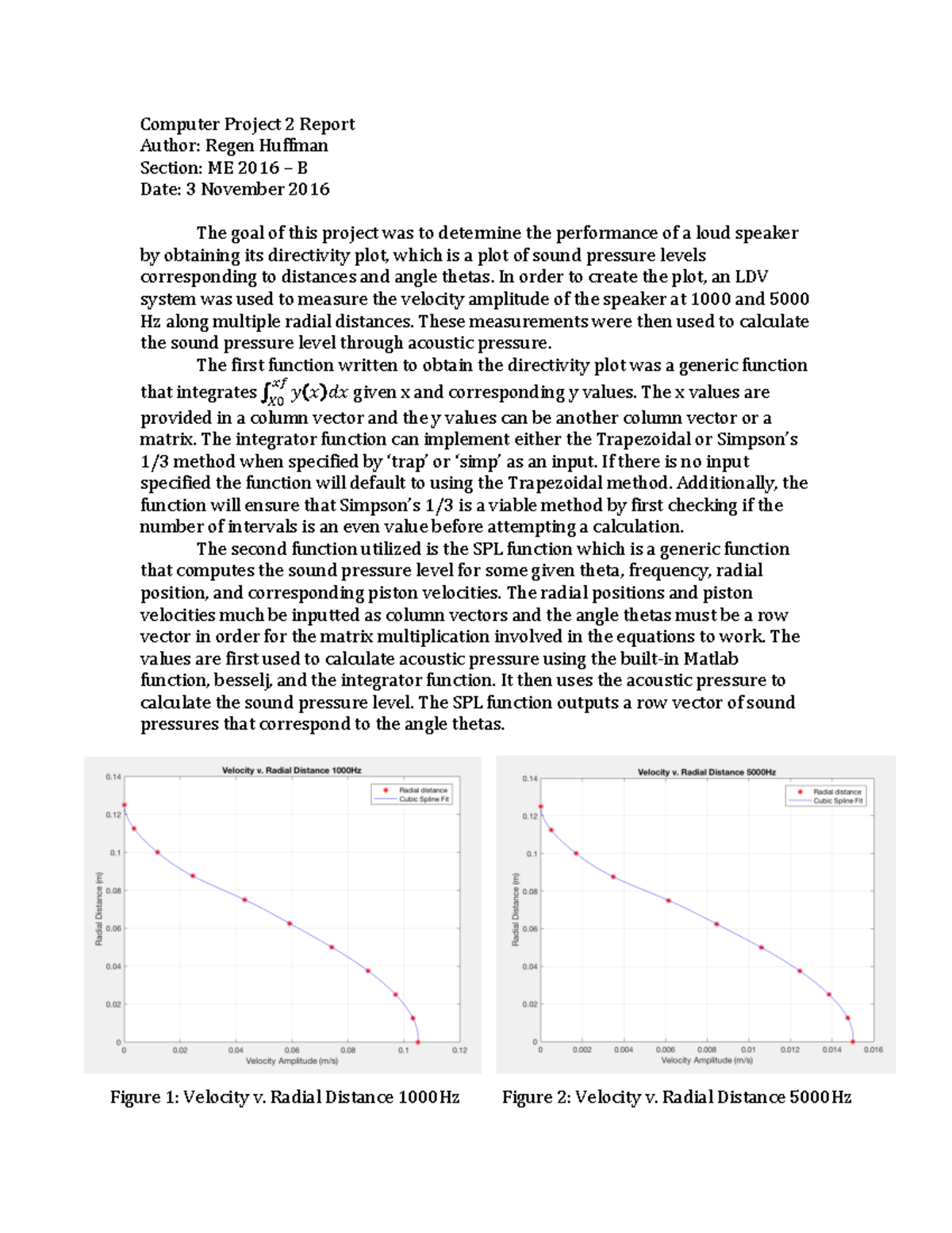 Computer Project 2 Report - Computer Project 2 Report Author: Regen ...
