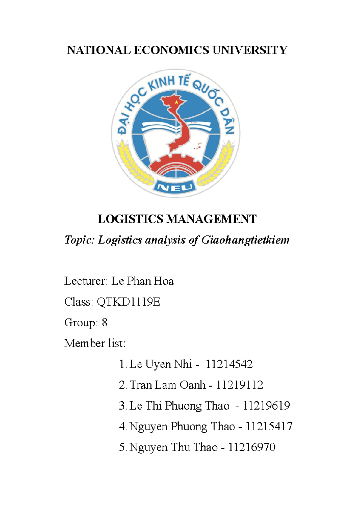 GHTK Final bản TA nộp cô - ghk - NATIONAL ECONOMICS UNIVERSITY ...