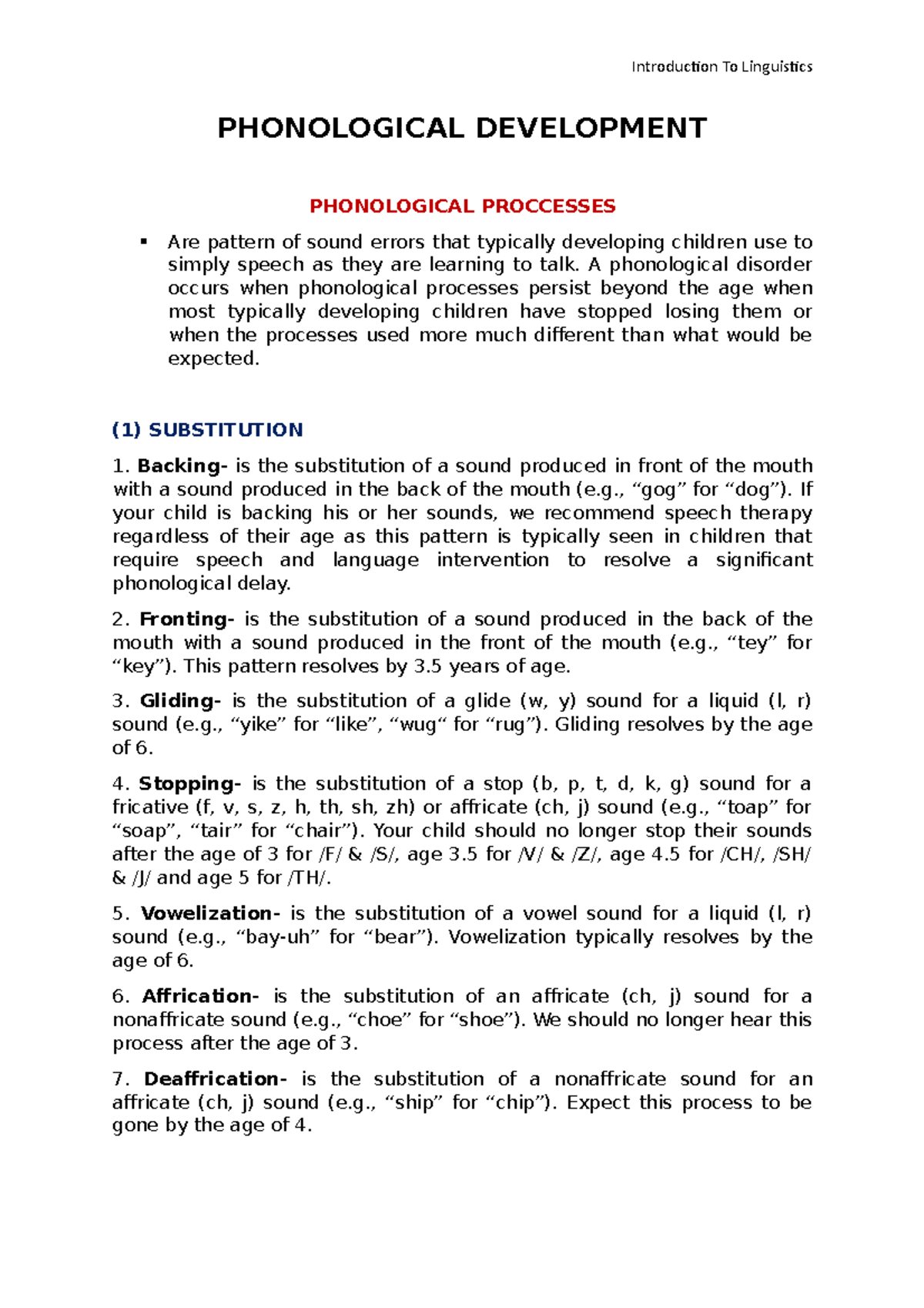 Introduction To Linguistics_Phonological Process - Introduction To ...