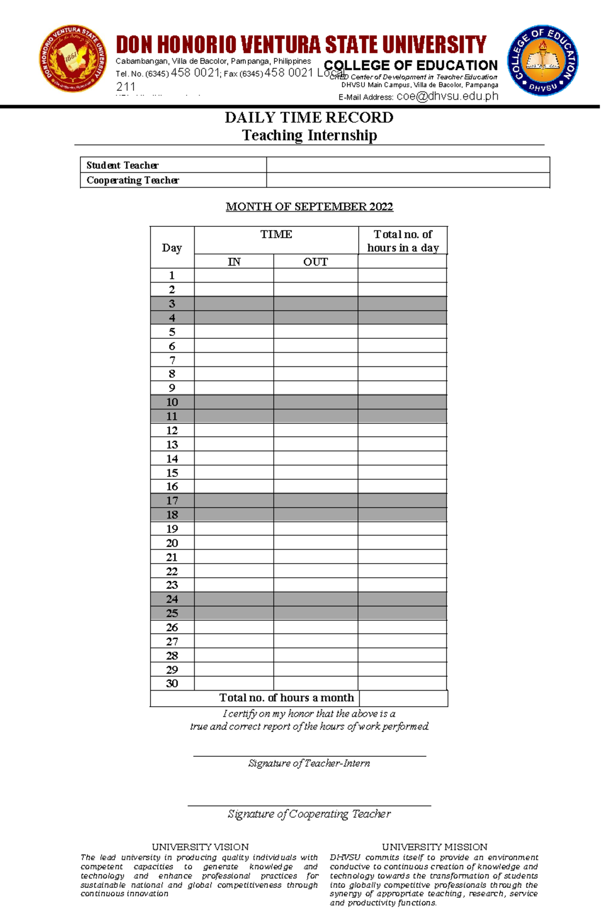 Daily-Time-Record-September - COLLEGE OF EDUCATION CHED Center of ...