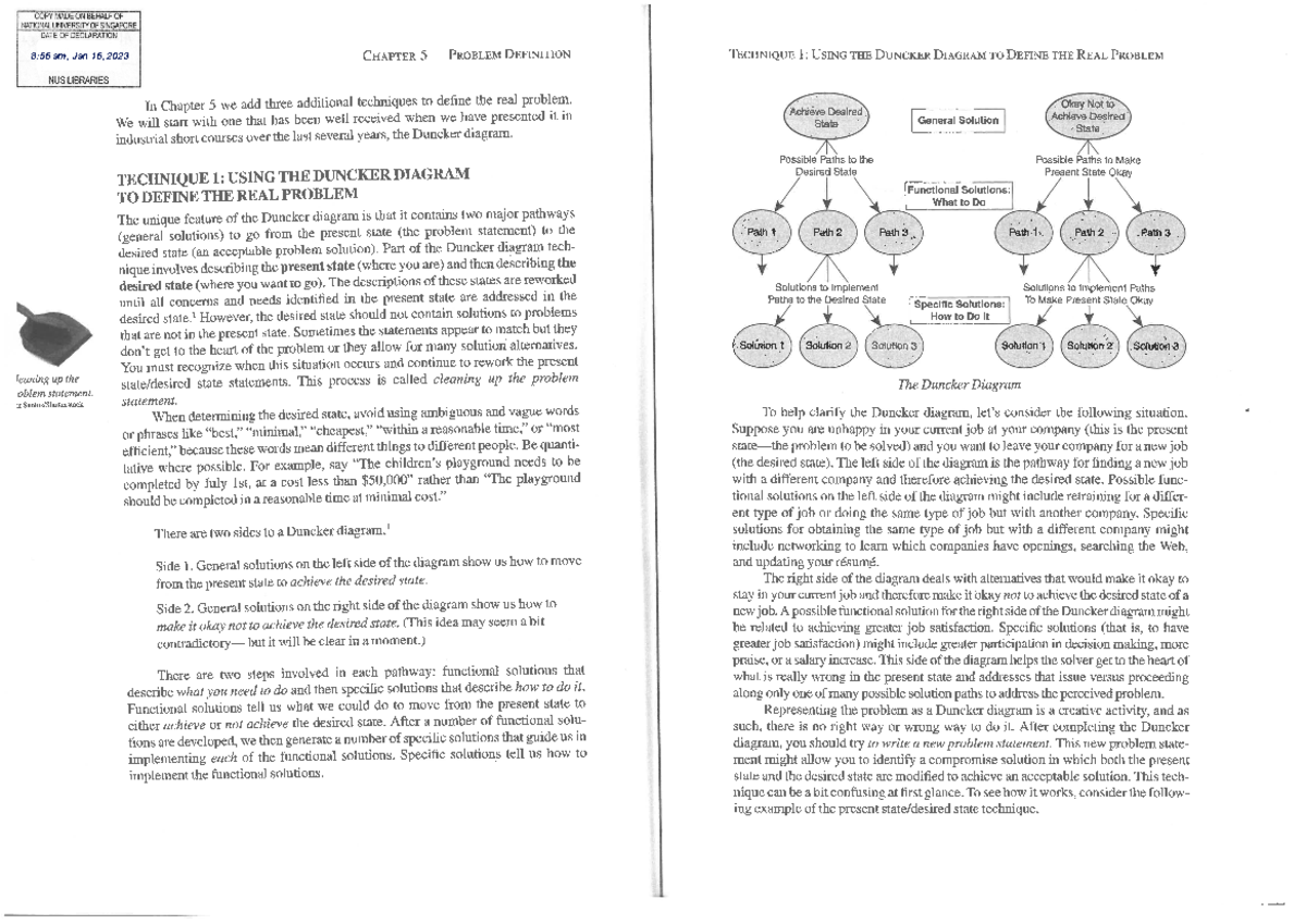 20240414 T001244 dos4813 the duncker diagram - DOS 4813 - Studocu