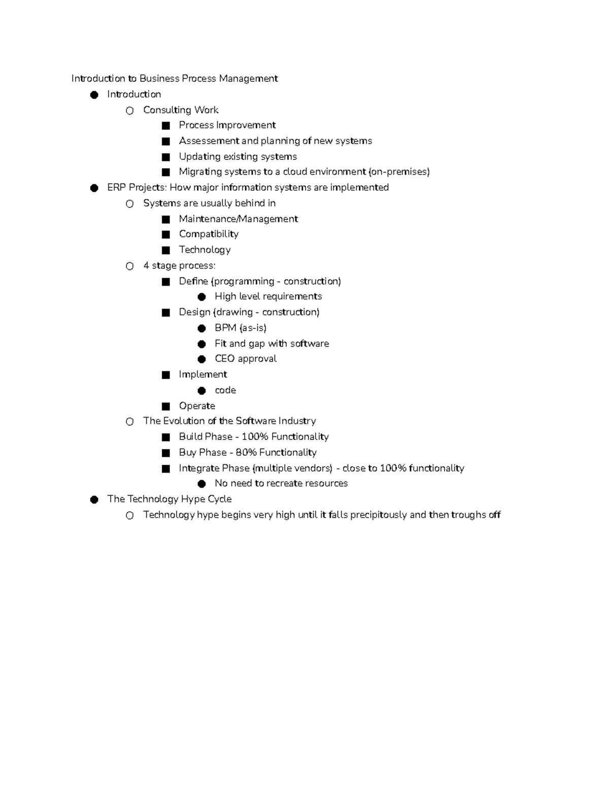 BPM Lecture 2 - Intro to Business Process Management - Introduction to ...
