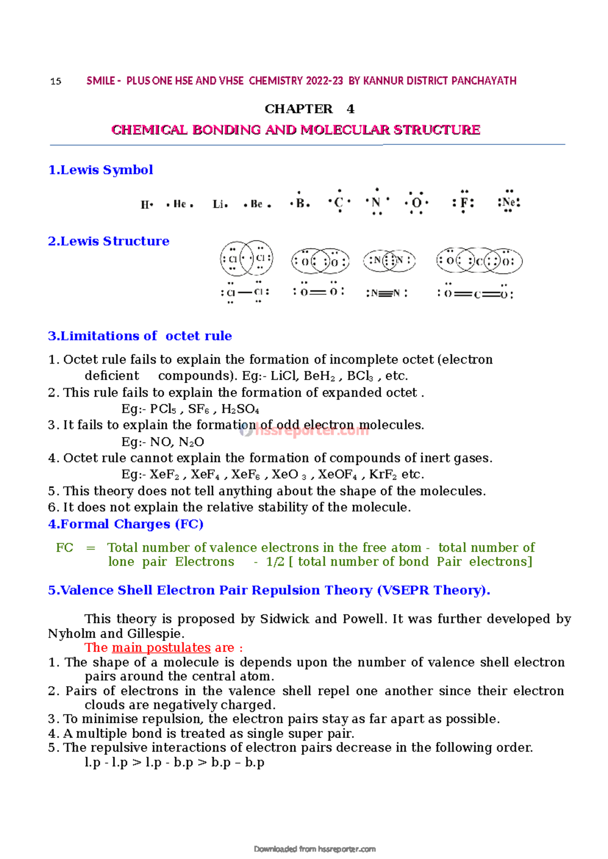 Chemical bonding - CHAPTER 4 CHEMICAL BONDING AND MOLECULAR ...
