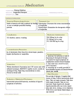 Meropenem - DRUG TEMPLATES - ACTIVE LEARNING TEMPLATES THERAPEUTIC ...