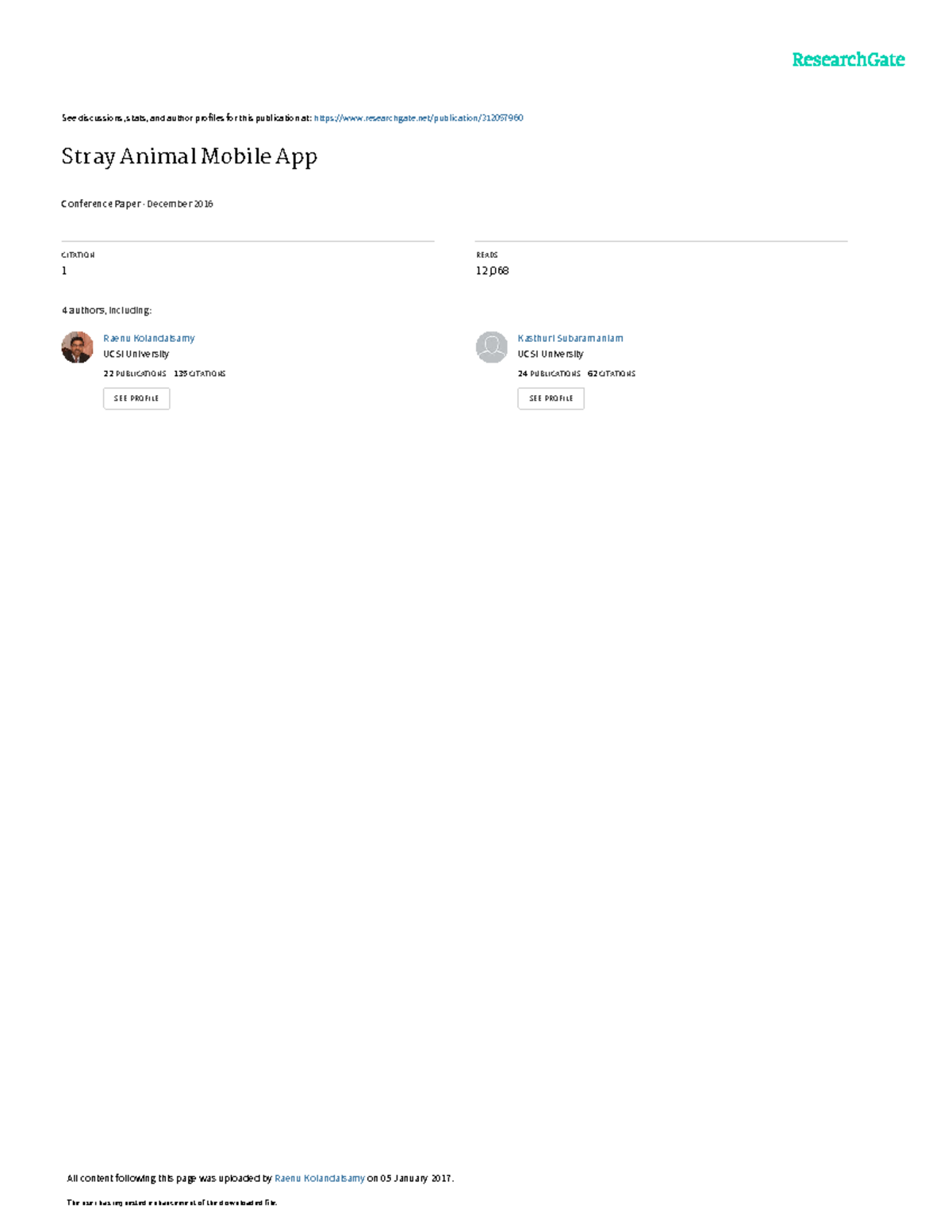 Stray Animal Full-Paper - See discussions, stats, and author profiles ...