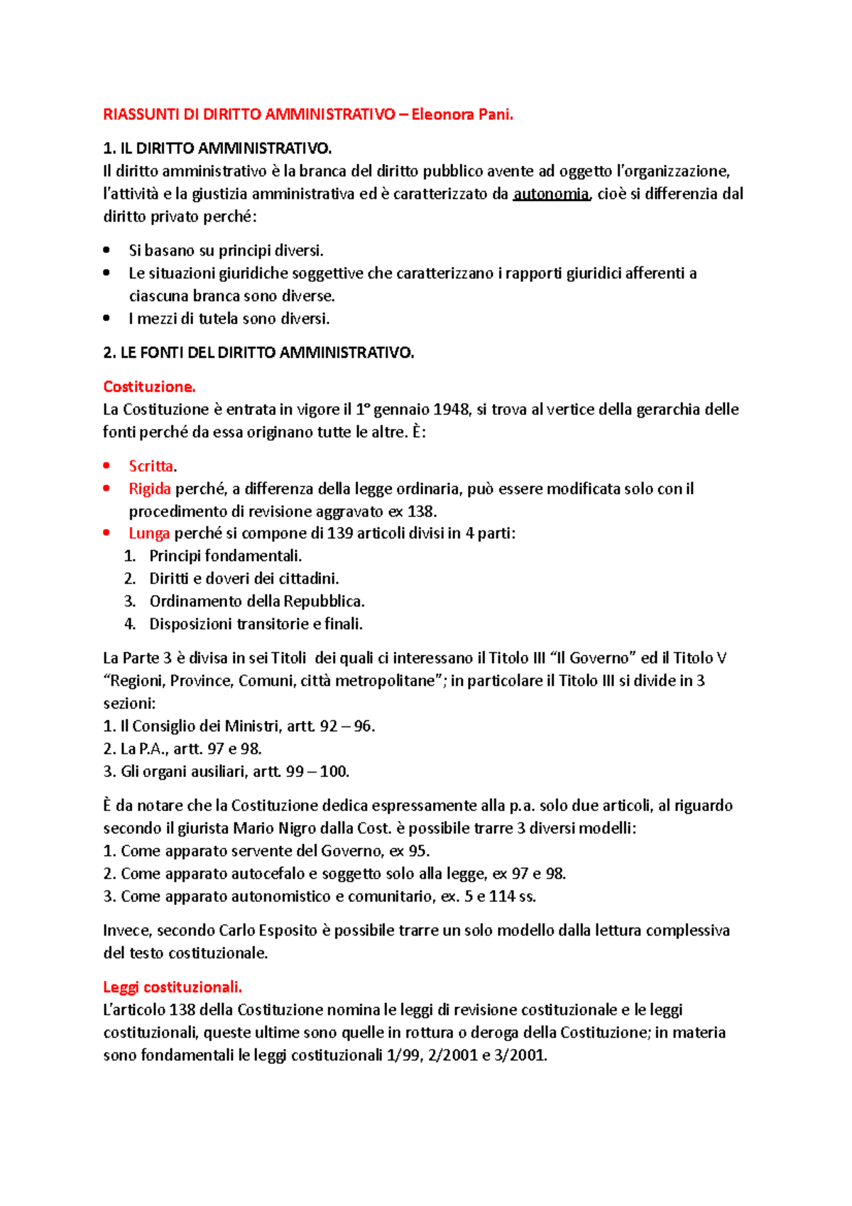 Diritto Amministrativo 1 Scoca - RIASSUNTI DI DIRITTO AMMINISTRATIVO ...