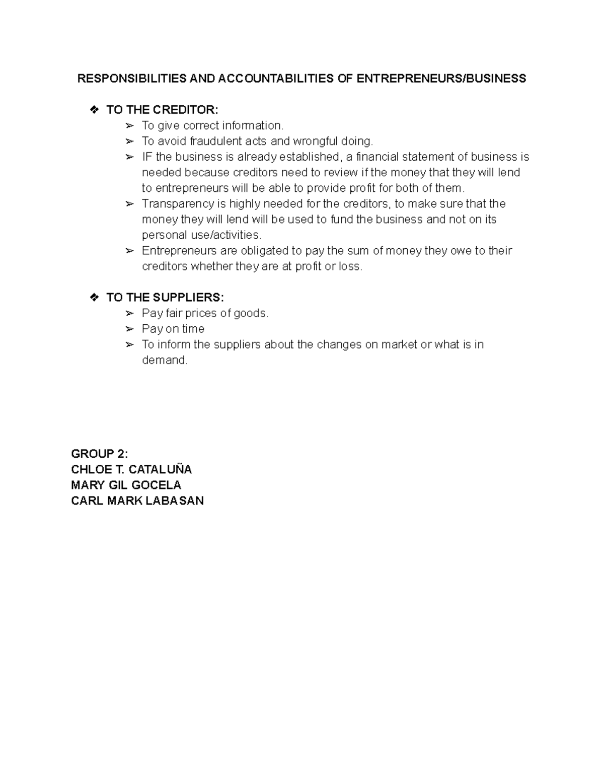 GBR - auauauaa - RESPONSIBILITIES AND ACCOUNTABILITIES OF ENTREPRENEURS ...