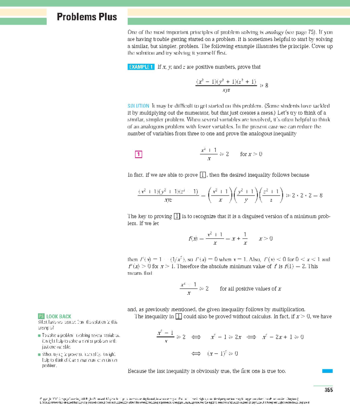 Topic 4 Applications of Differentiation - Problems Plus One of the most ...