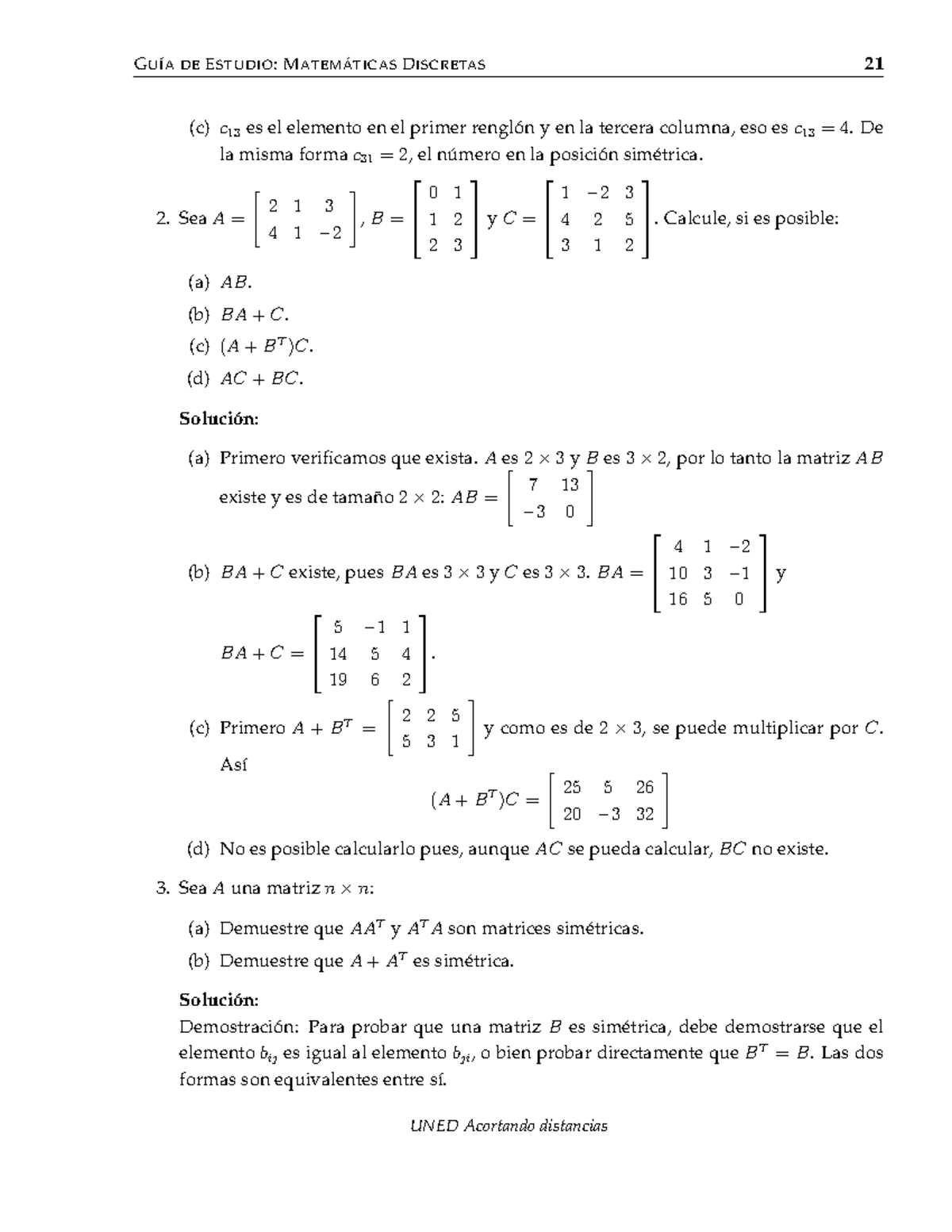GE0841 Matemáticas Discretas aprt 5-3 - (c) c 13 es el elemento en el ...