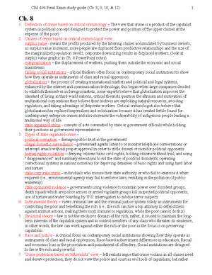 Chapter 6 Social Structure Theory Power Point Notes - Chapter 6 Social ...