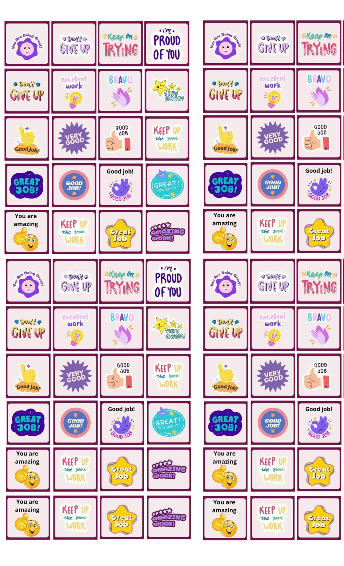 Stickers - Interactive - Doing Keep on Doing PROUD Keep on GIVE UP ...