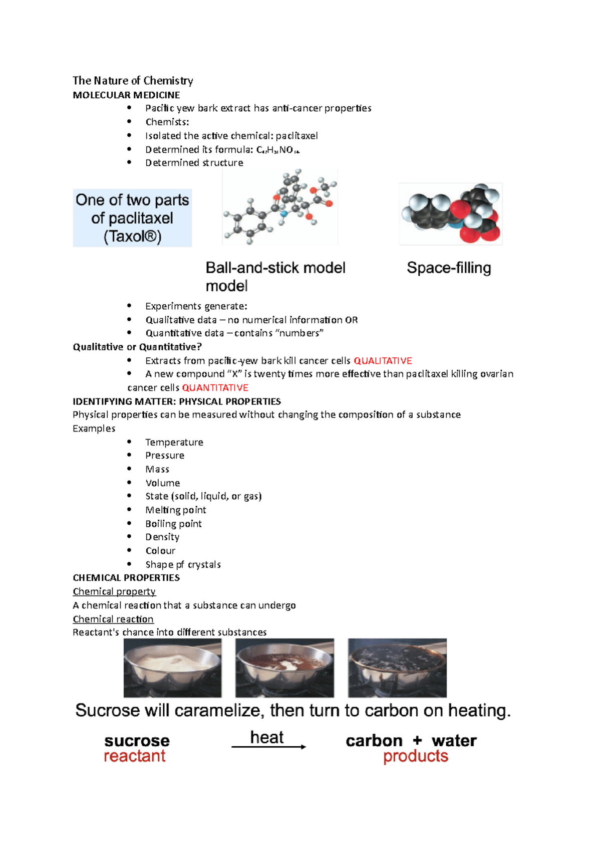 The Nature of Chemistry - The Nature of Chemistry MOLECULAR MEDICINE ...