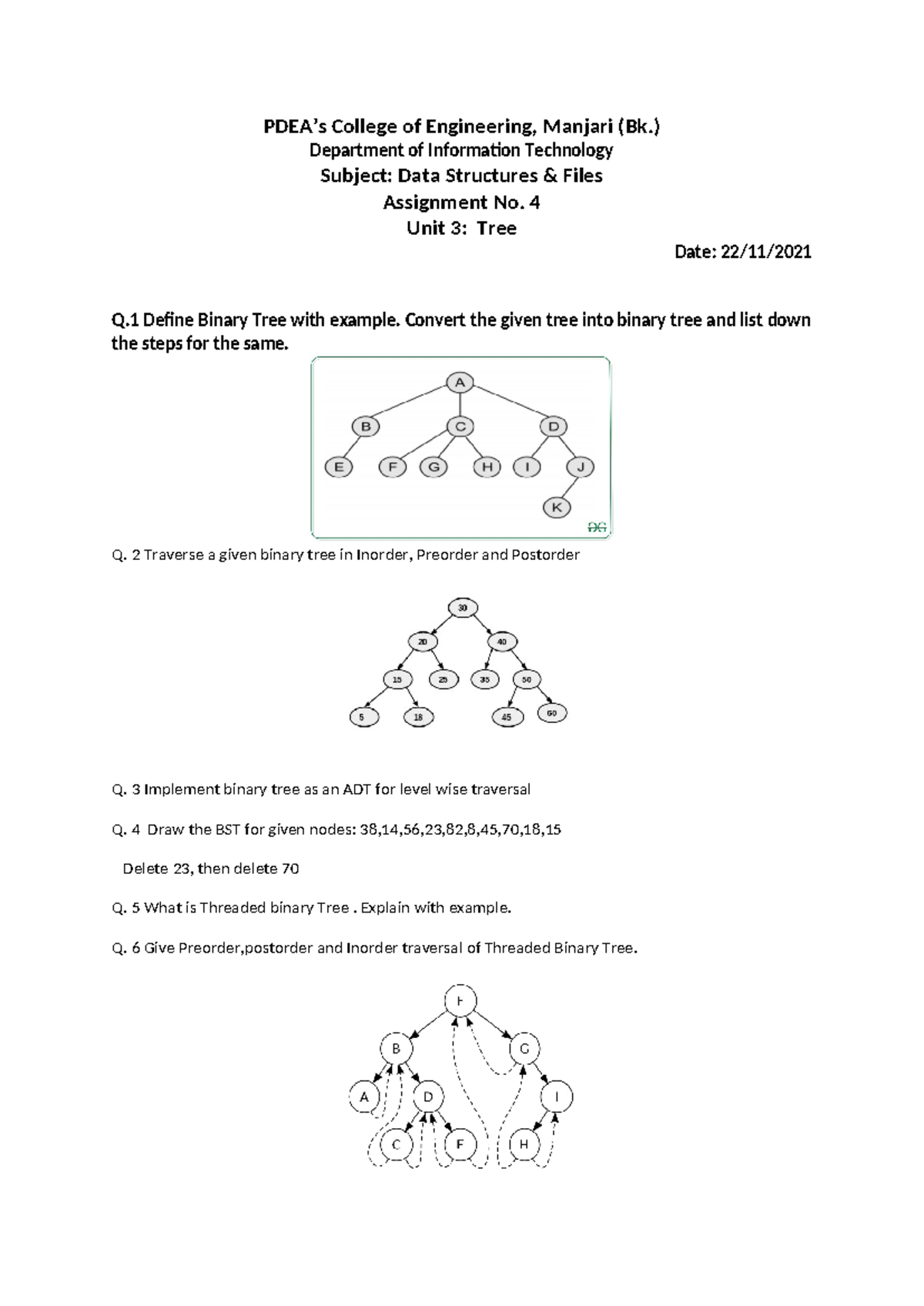 Assignment 4 - PDEA’s College of Engineering, Manjari (Bk.) Department ...