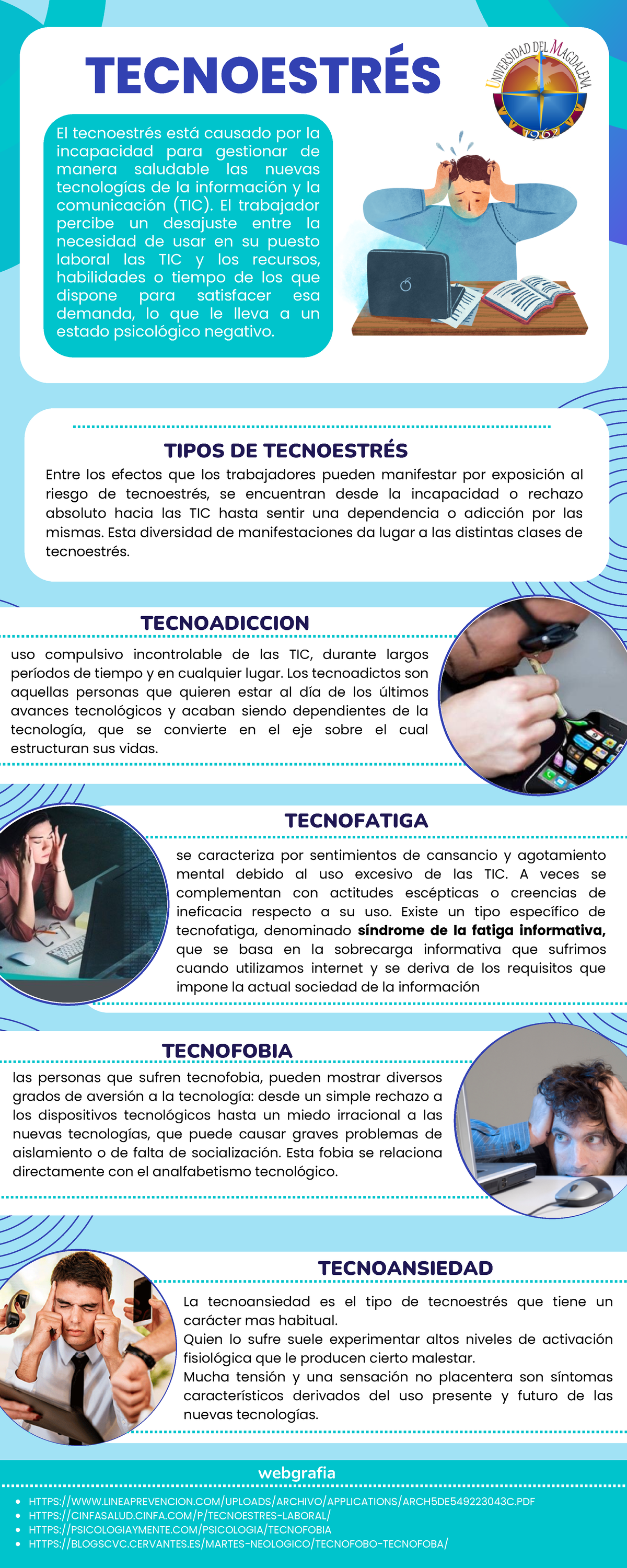 Infografía Tecnoestrés - webgrafia TECNOESTRÉS TECNOESTRÉS uso ...