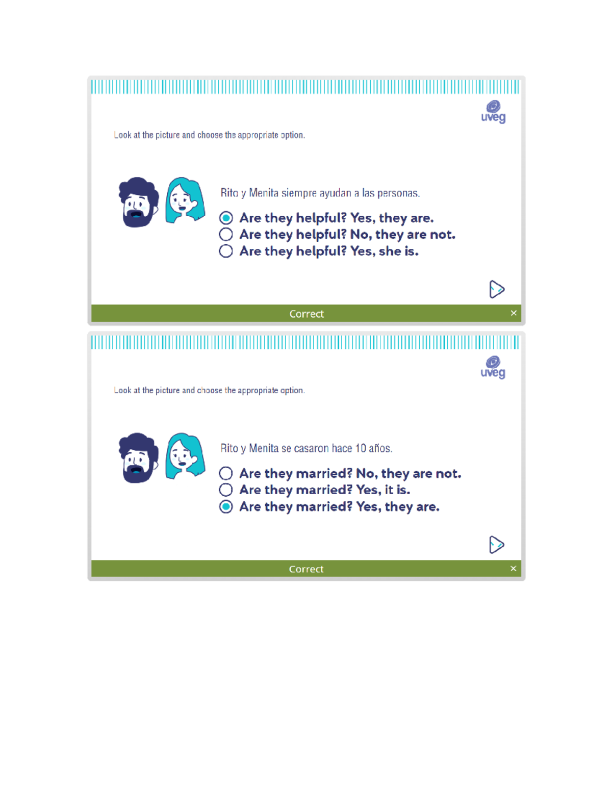 l7. exercise. negative and interrogative? - uveg Look at the picture ...