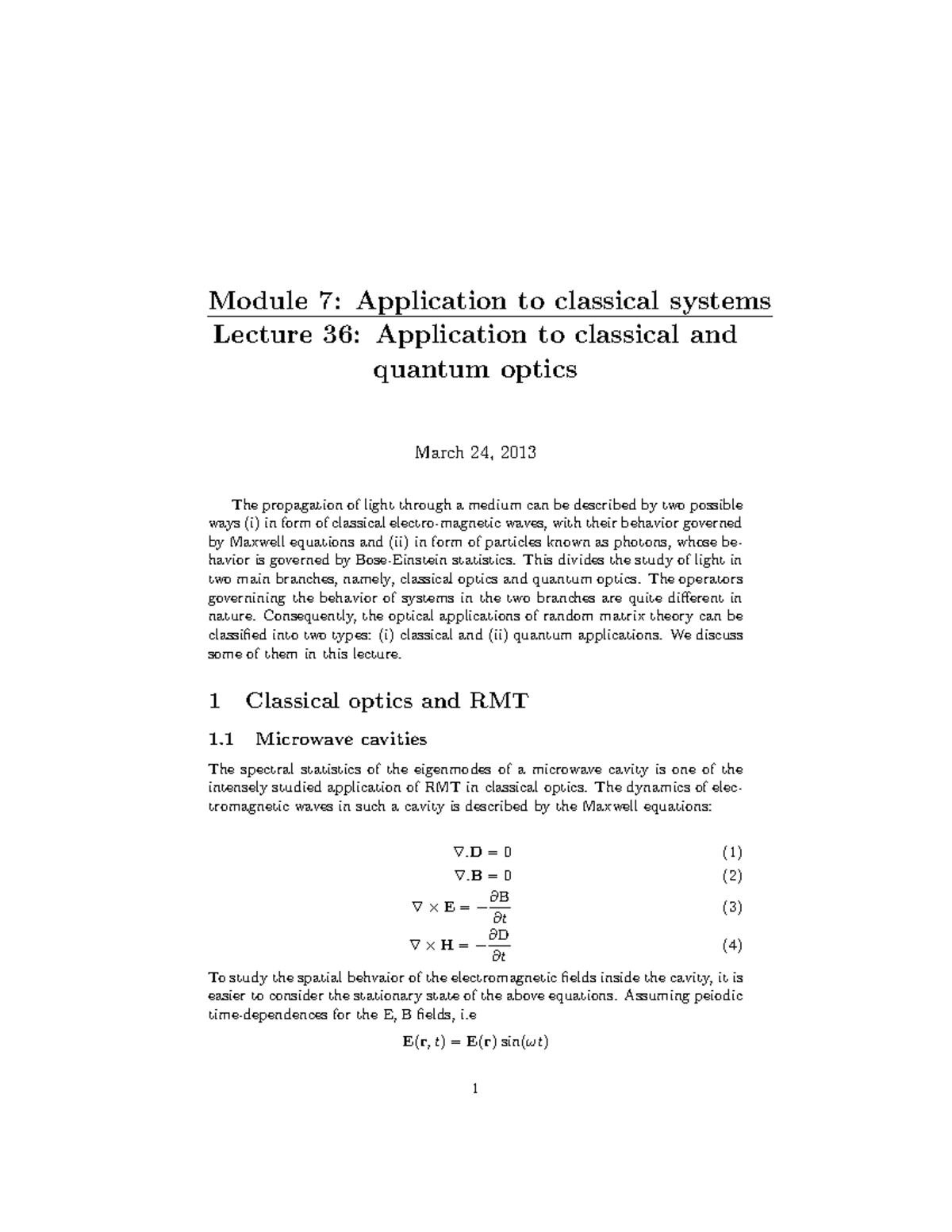 Lec-39 - Science is the basis of the universe - Module 7: Application to classical systems ...