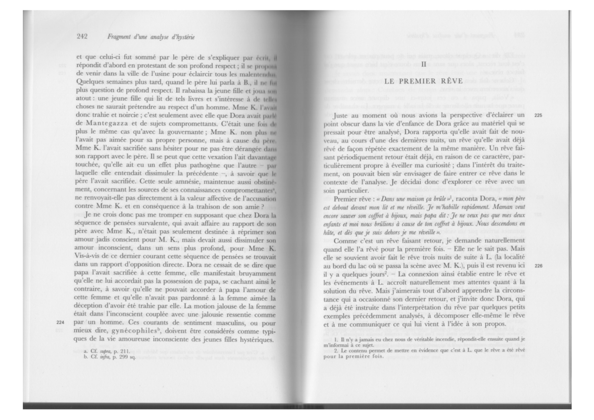 1905 - Freud - Le cas Dora - chapitre 2 - Psychologie clinique 2 - Studocu