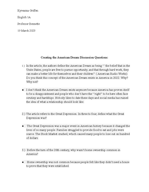 NHG Chapter 1 - Stuff - ENGL 1A - Studocu