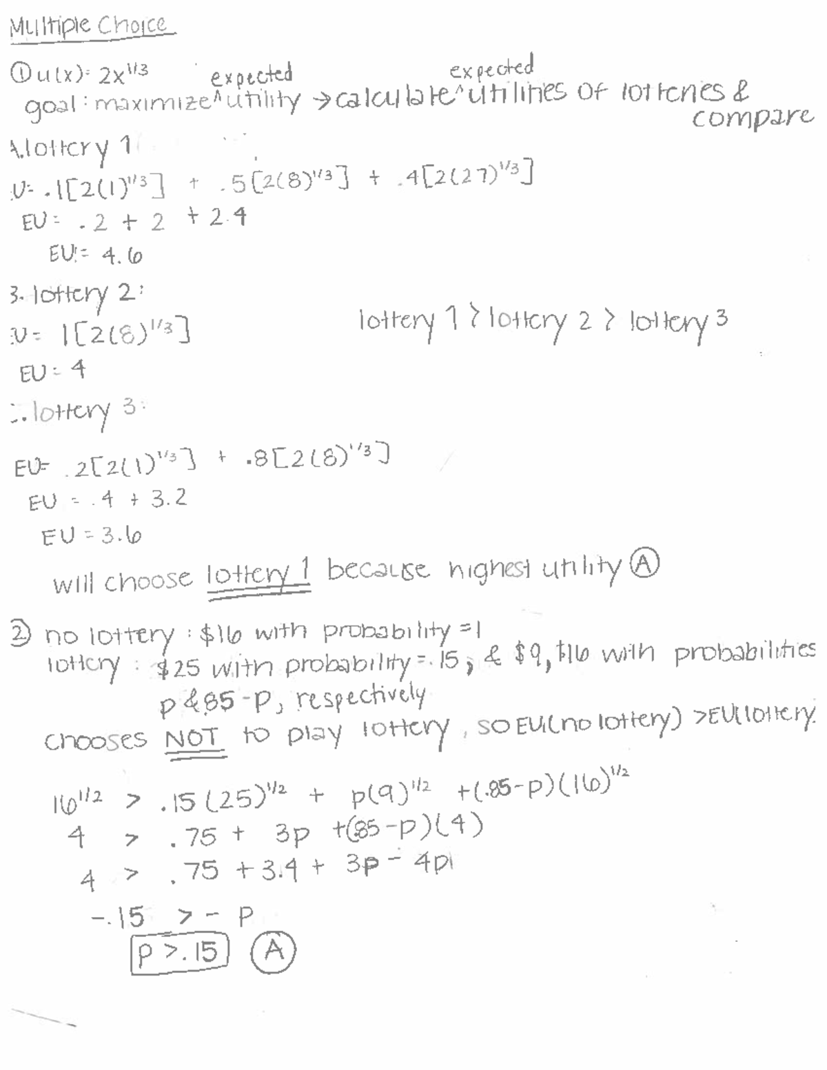 Homework 4 Answer Key MLH plc Chouce CD Ll X 2XUS EKptd Ui CK