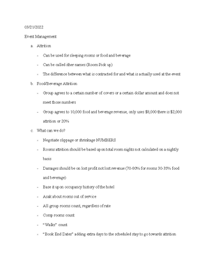 04 - Notes on Mandatory Project - Events Management 04/18/ Evaluations ...