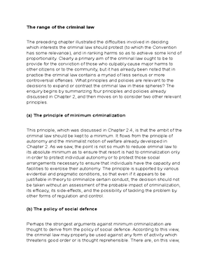 The rule of law and fair procedures - In relation to each pair of ...