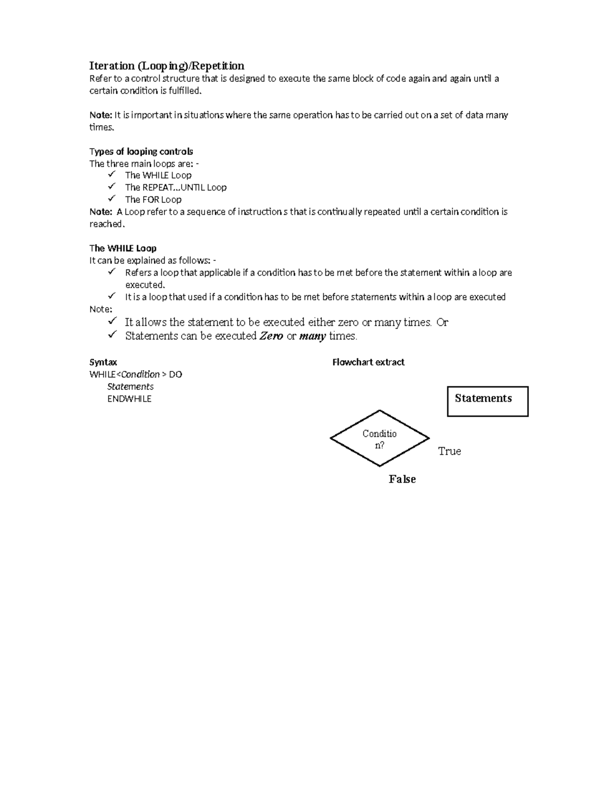 Iteration These Material Are Meant To Supplement Learners Class Work