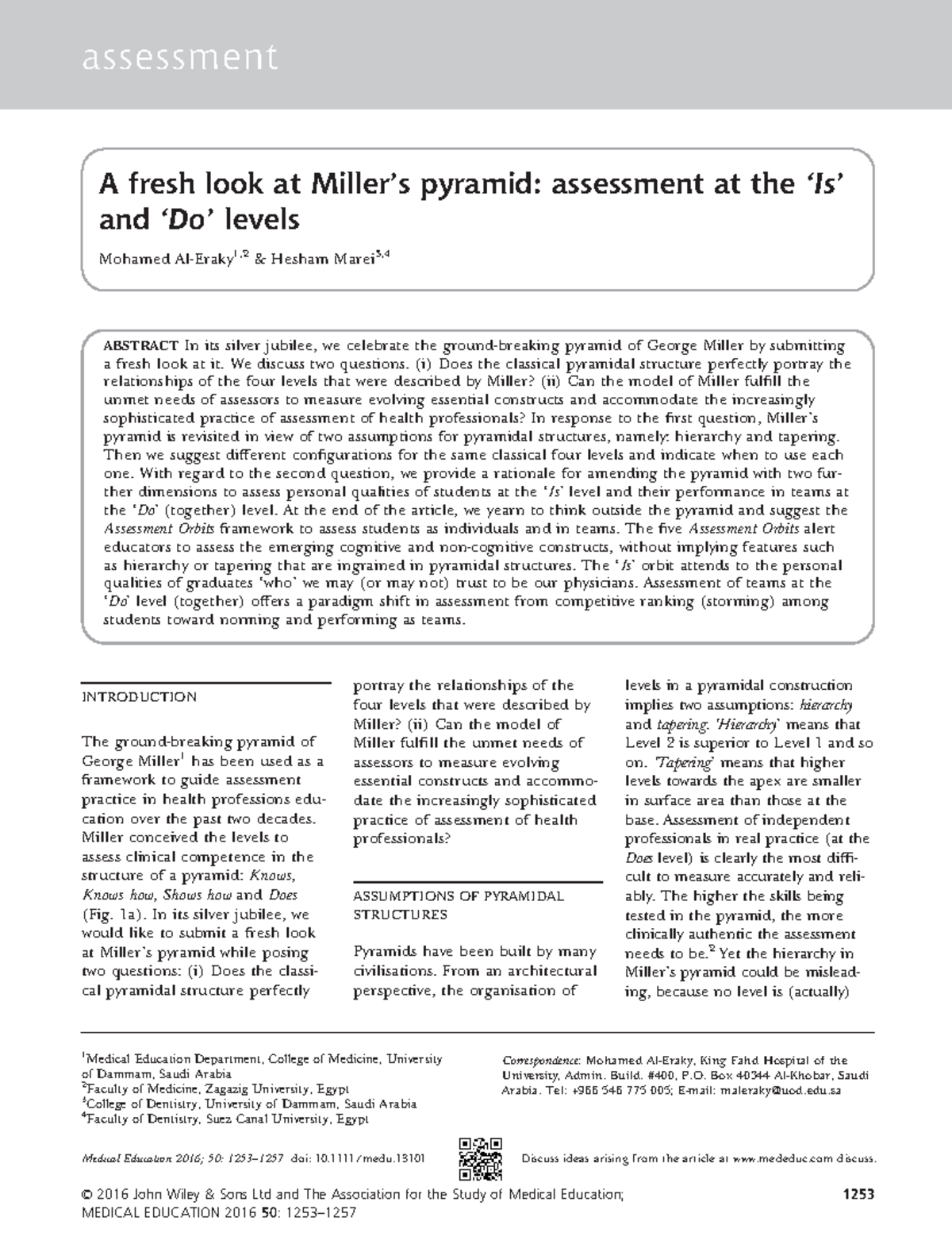 3 - A fresh look at Millers Triangle (Miller's Triangle explained ...