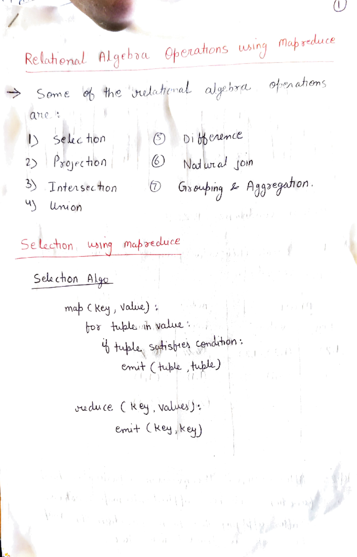 Big data analytics - Relahenal Algeba Cperatons wing Mab rduce Some o the nedahenal adge bra ...