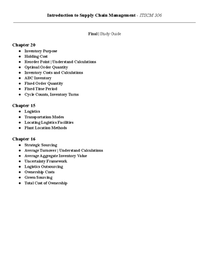 Chapter 11 Process Design and Analysis - Introduction to Supply Chain ...