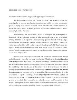 Prerogative Writ Lecture Notes - JUDICIAL REVIEW Definition The process ...