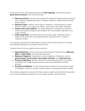 Co Pilot notes on 1. 2.1.1 Gacagaca ni domo - Here’s a summary of the ...