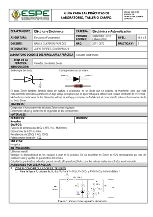 Circuitos Sujetador y Multiplicadores De Tensión. - DEPARTAMENTO DE Y CARRERA DE ASIGNATURA ...