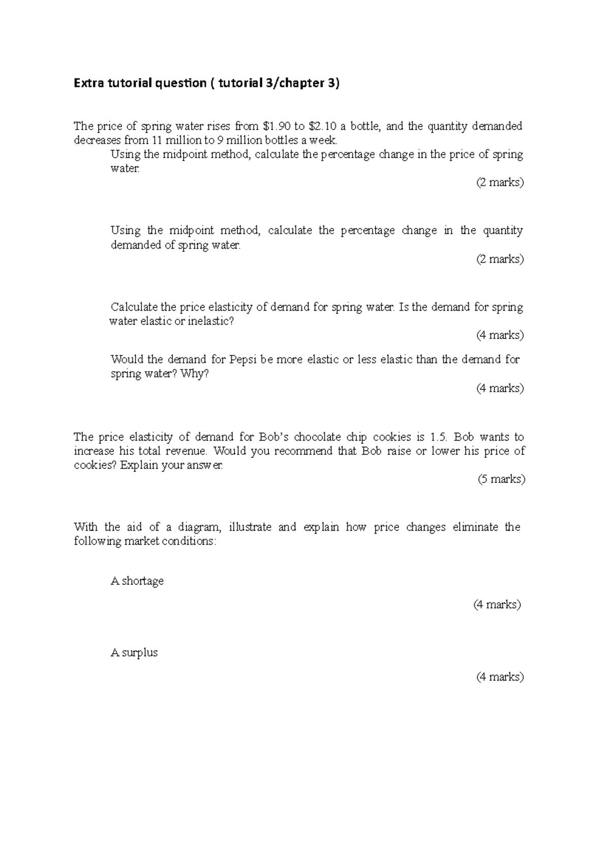 Extra tutorial question tutorial 3micro - Extra tutorial question ...