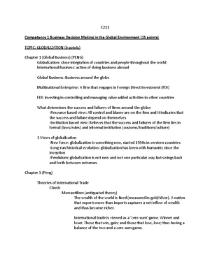 C211 Study Guide Questions V3 - C211 Study Guide Questions V Competency 1: Business Decision ...