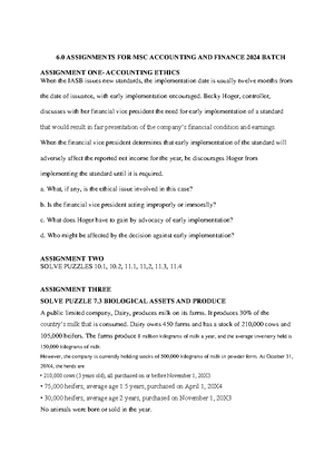 Accounting Past questions - Introduction to Financial Accounting - Studocu